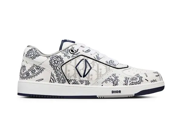 Dior B27 Low-top Sneakers - White/navy/blue