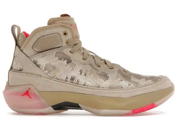 JORDAN 37 Sneakers - Wheat/red