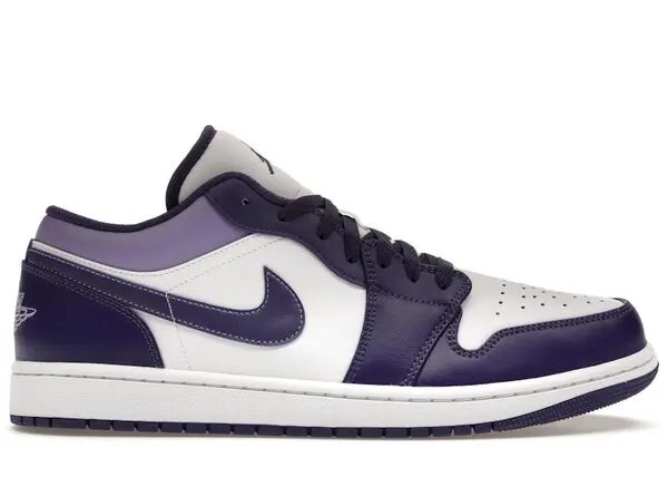 JORDAN 1 Low Sneakers - Sky Blue J Purple/white/sky Blue J Light Purple