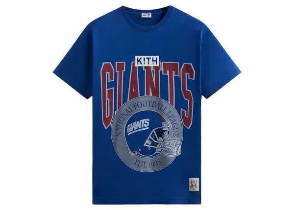 Kith X Nfl Giants 1925 Vintage Tee Shirt - Current