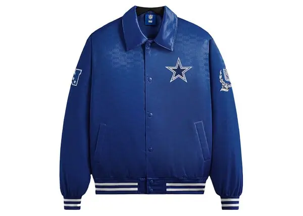 Kith X Nfl Cowboys Satin Bomber Jacket - Action