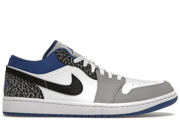 JORDAN 1 Low Se - White/grey/true Blue