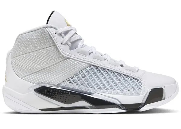 JORDAN 38 Pf Fiba Sneakers - White/metallic Gold/pure Platinum