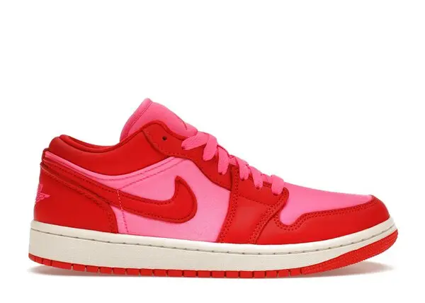 JORDAN 1 Low Se - Pink Blast/chile Red/sail