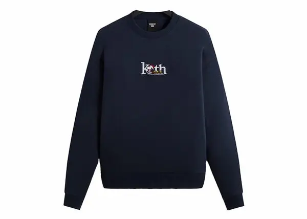 Kith X Peanuts Serif Crewneck Sweatshirt