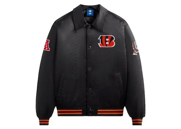 Kith X Nfl Bengals Satin Bomber Jacket