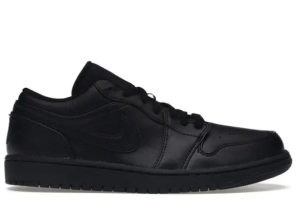 JORDAN 1 Low Triple Sneakers - Black