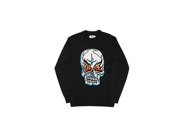 PALACE Skull Knit - Black