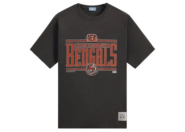 Kith X Nfl Bengals Vintage Tee Shirt - Black