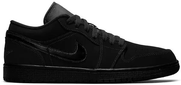 JORDAN 1 Low Triple Sneakers - Black