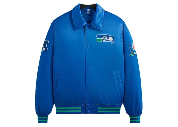 Kith X Nfl Seahawks Satin Bomber Jacket - Merriam