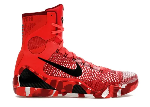 Nike Kobe Elite Christmas Sneakers - Bright Crimson/black/white