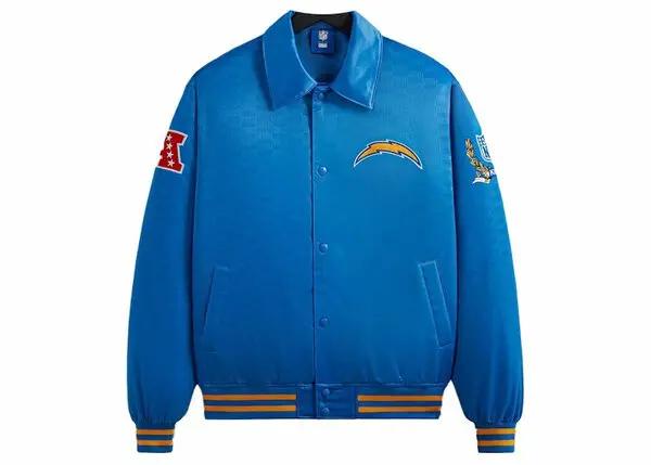Kith X Nfl Chargers Satin Bomber Jacket - Lhasa