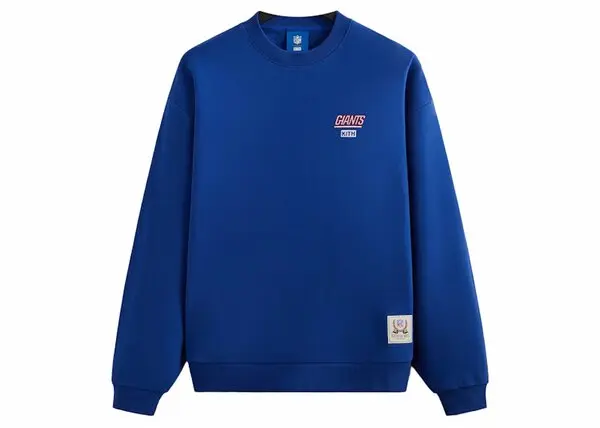 Kith X Nfl Giants Helmet Nelson Vintage Crewneck Sweatshirt - Current