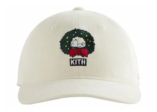Kith X Peanuts Corduroy Cap - Sandrift