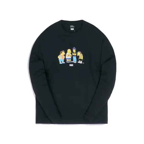 Kith X The Simpsons Bullies Long Sleeve Tee Shirt