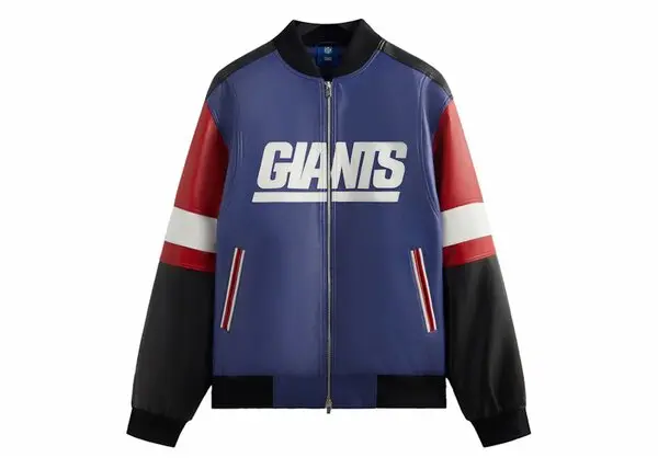 Kith X Nfl Giants Leather Jacket