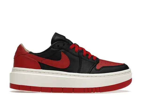 JORDAN 1 Elevate Low Se Bred Sneakers - Black/varsity Red/white