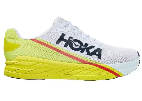 Hoka One One Rocket X - White/evening Primrose