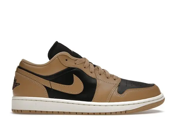 JORDAN 1 Low Sneakers - Desert/black/sail