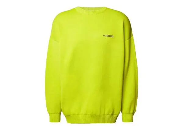 Vetements Oversized Logo Knitwear