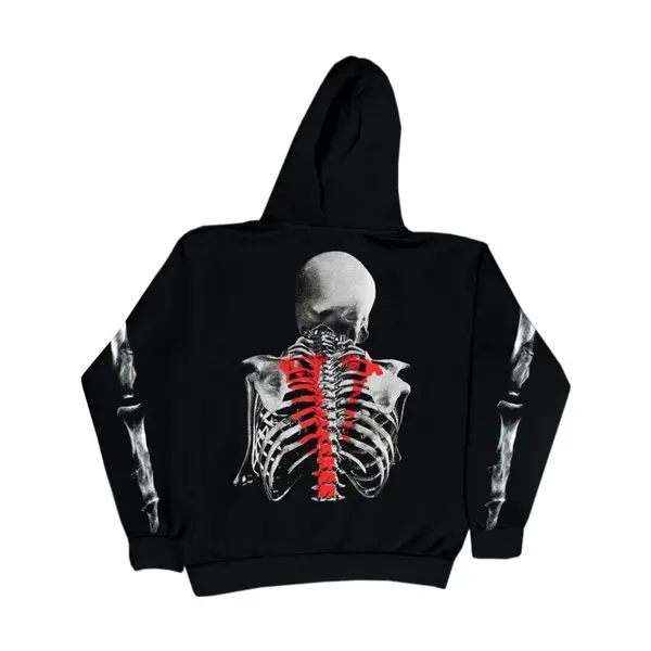 VLONE X Never Broke Again Bones Hoodie - Black