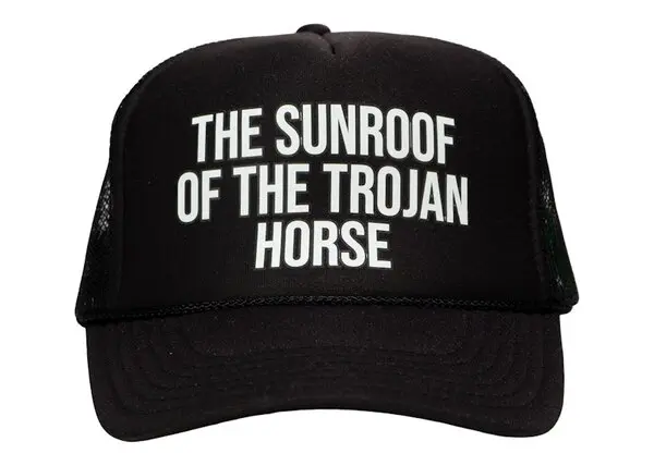 VIRGIL ABLOH Brooklyn Museum Trojan Horse Cap - Black