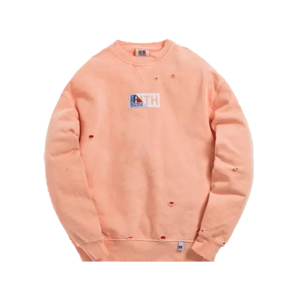 Kith X Russell Athletic Vintage Crewneck Sweatshirt - Peach