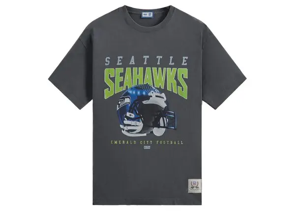 Kith X Nfl Seahawks Vintage Tee Shirt - Nocturnal
