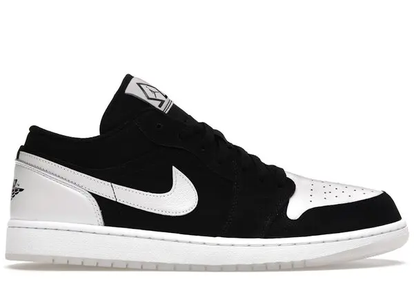 JORDAN 1 Low Diamond Shorts Sneakers - Black