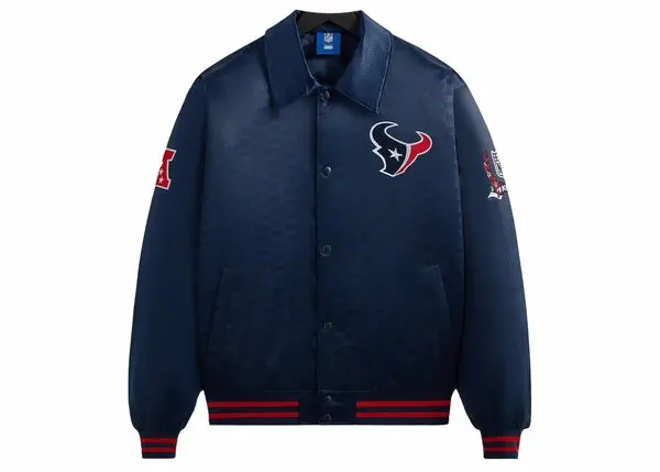 Kith X Nfl Texans Satin Bomber Jacket - Meter