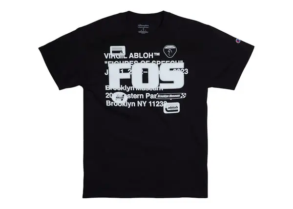 VIRGIL ABLOH Brooklyn Museum Fos Abloh Bkm T-shirt - Black