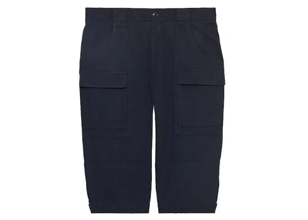 Gucci Nylon Cropped Pant - Navy