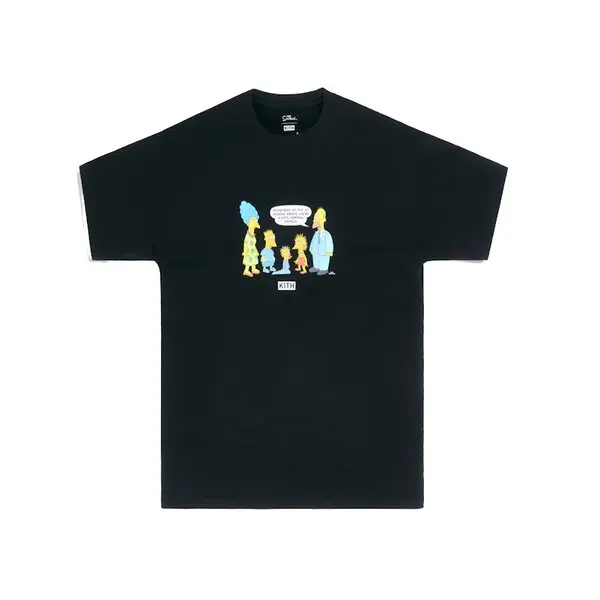 Kith X The Simpsons Original Family Tee Shirt - Black