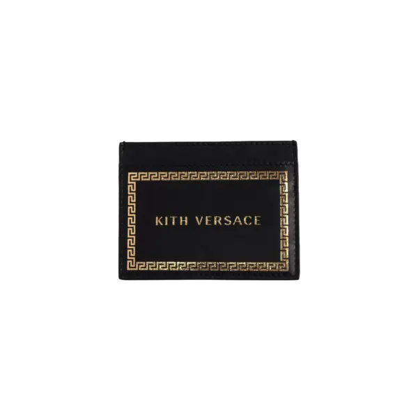 Kith X Versace Leather Card Holder - Black