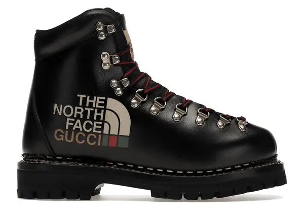 Gucci X Tnf Lace-up Boot - Black