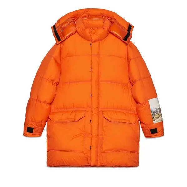 Gucci X The North Face Down Jacket - Orange