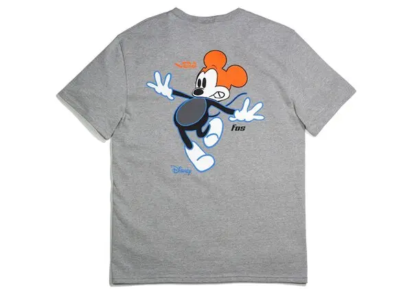 VIRGIL ABLOH X Disney X Brooklyn Museum Mickey Mouse Tee Shirt - Grey