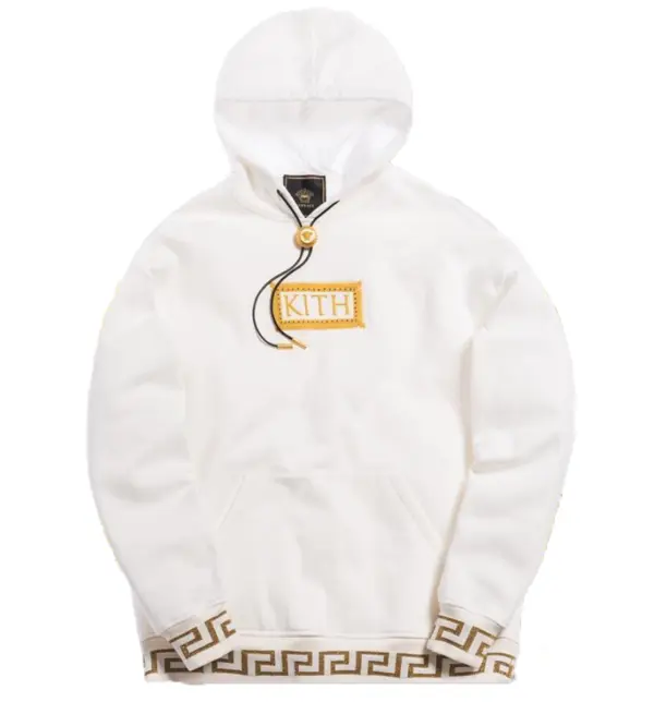 Kith X Versace Bolo Hoodie - Offone-colorwhite