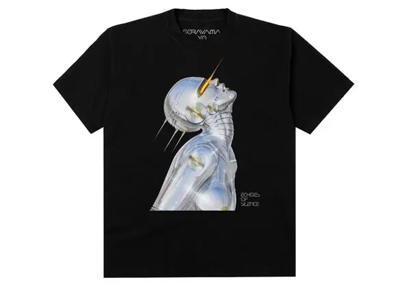 HAJIME SORAYAMA X The Weeknd Echoes Of Silence Cover Tee Shirt - Black
