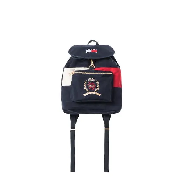 Kith X Tommy Hilfiger Canvas Rucksack - Navy Blue