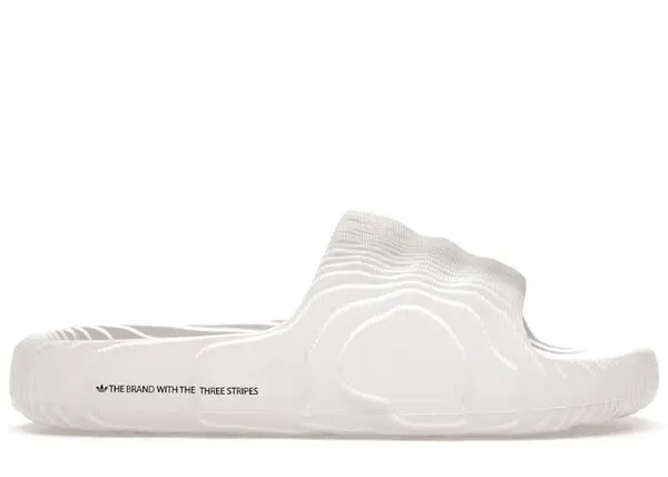Adidas Adilette 22 Slides - Crystal White/core Black