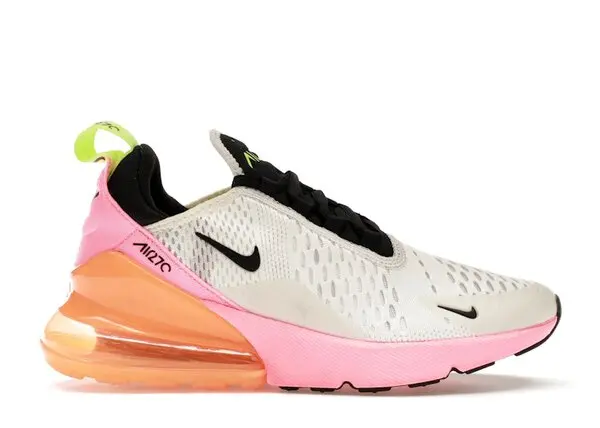 Nike Air Max 270 Sneakers - Summit White/sunset Pulse/total Orange