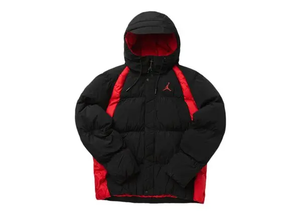 JORDAN Essentials Puffer Jacket - Black/red