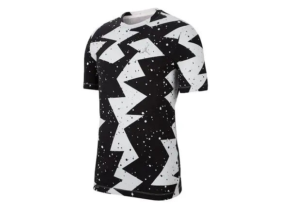 Nike Jordan Printed Poolside Tee Shirt - Black