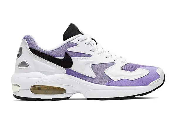 Nike Air Max 2 Light Sneakers - White/light Purple/black