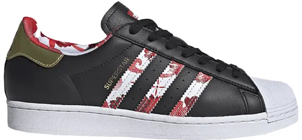 Adidas Superstar Lunar New Year Sneakers - Core Black/gold Metallic/cloud White