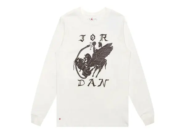 Nike Jordan Flight Artist Series Umar Rashid L/s Tee - Sail