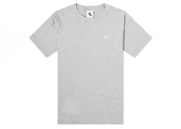 Nike Solo Swoosh Tee Shirt - Gray