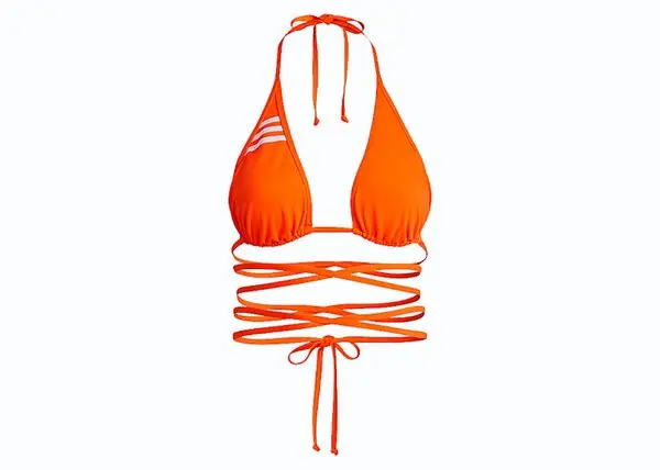 Adidas Ivy Park Wrap Bikini Top - Solar Orange